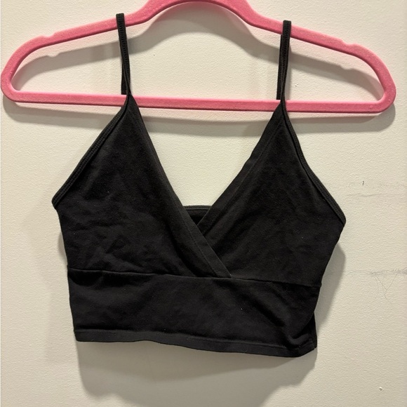 Brandy Melville | Tops | Brandy Melvillejohn Galt Black Crossover ...